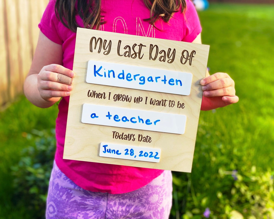 First Day of School Sign, Last Day of School Sign, First and Last Day ...