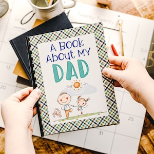 Dad Gift, Fathers Day Book, Dad Book, Personalized Book, Activity Book ...