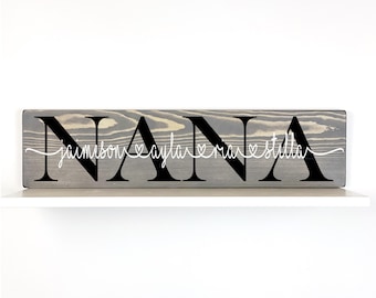 Nana Mothers Day Gift, Nana Sign, Gift for Nana, Rustic Sign for ...