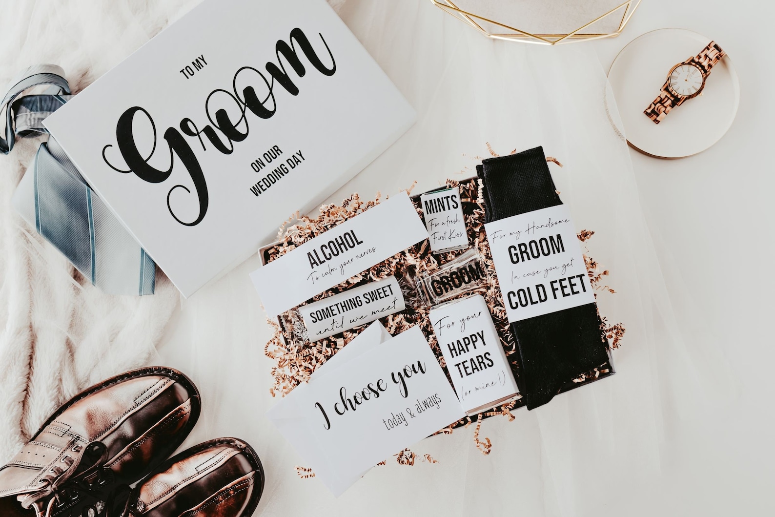 Gift for Groom From Bride on Wedding Day Groom Gift Box | Etsy