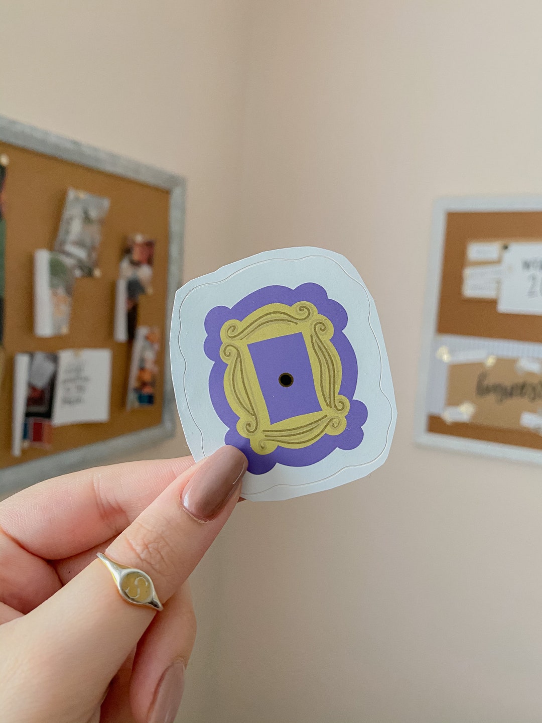 Gold Frame Sticker | Friends Sticker | Friends | Stickers - Etsy