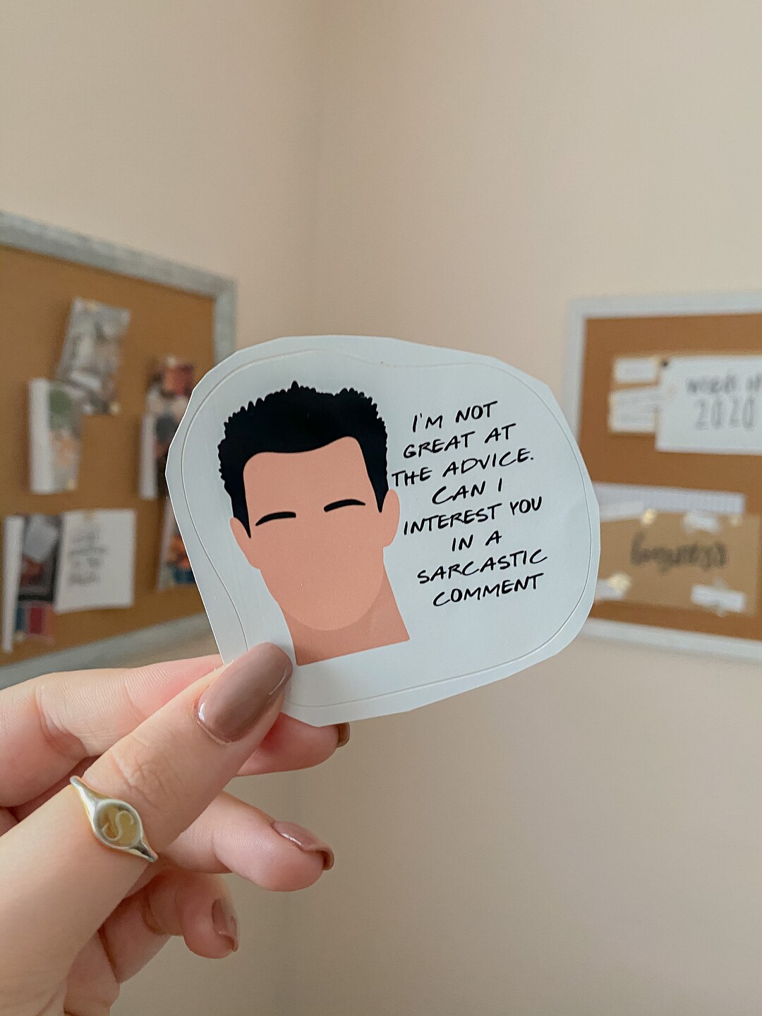 Chandler Bing Sticker | Friends Sticker | Friends | Stickers - Etsy