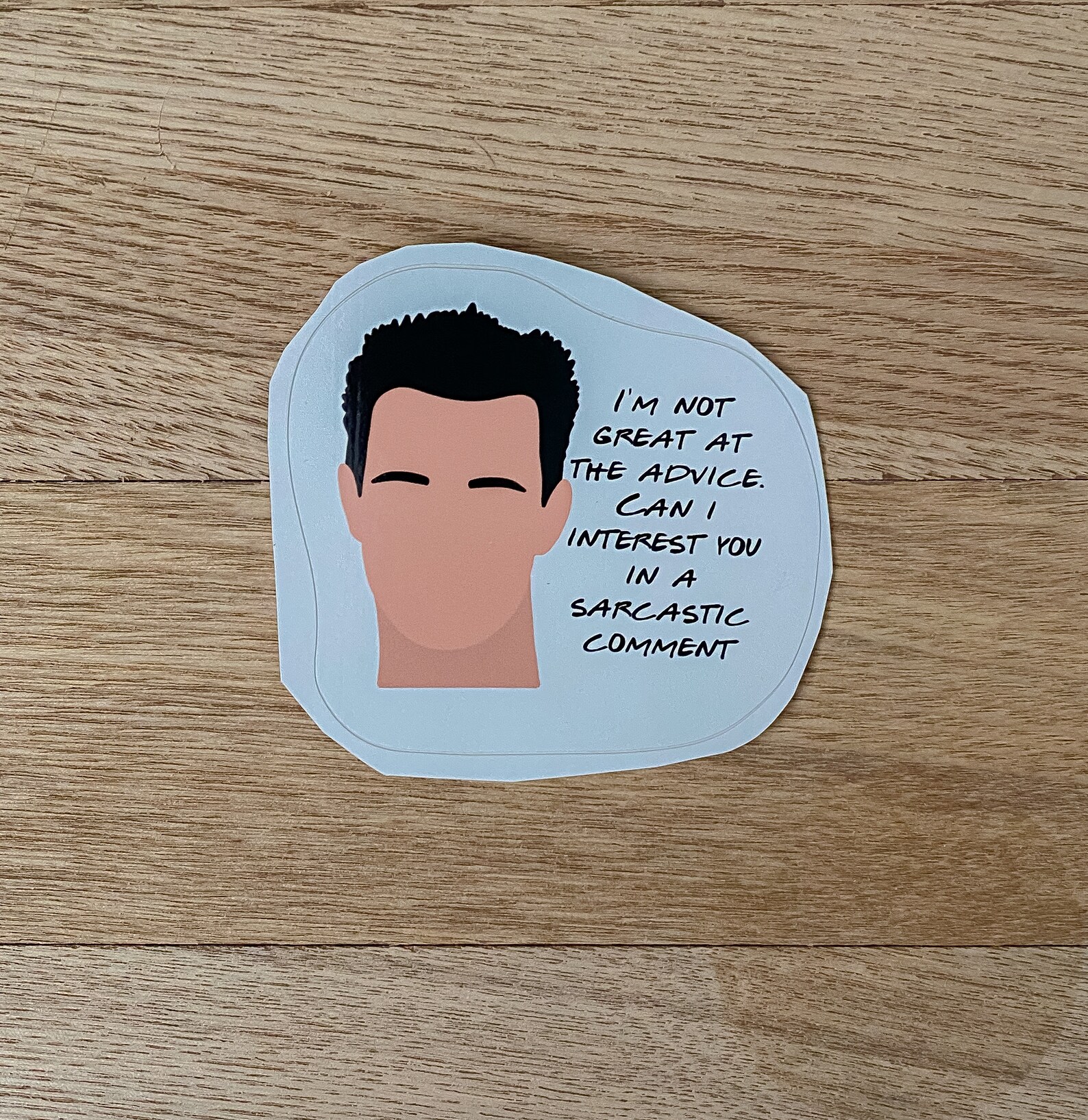 Chandler Bing Sticker | Friends Sticker | Friends | Stickers - Etsy