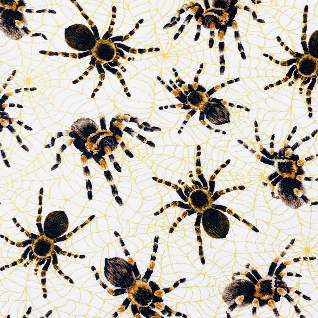 100% COTTON SPIDER Fabric Tarantula Fabric Tightly Woven - Etsy