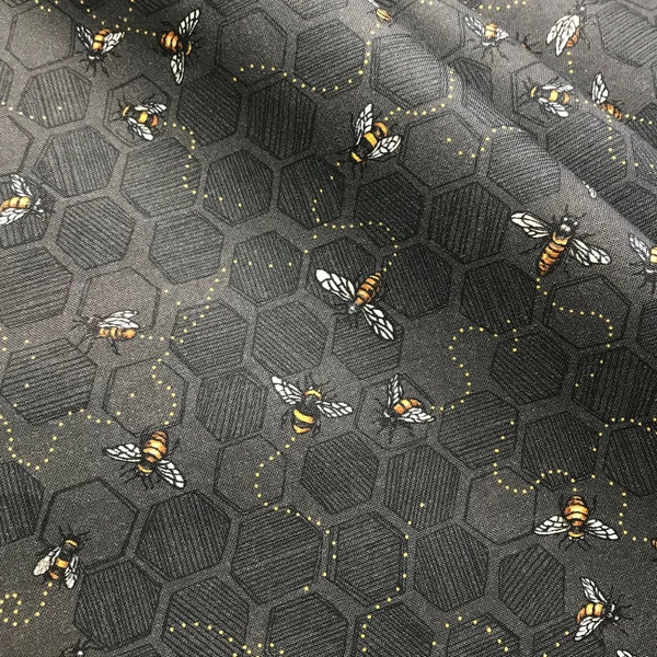 Honey Bee Fabric - Etsy