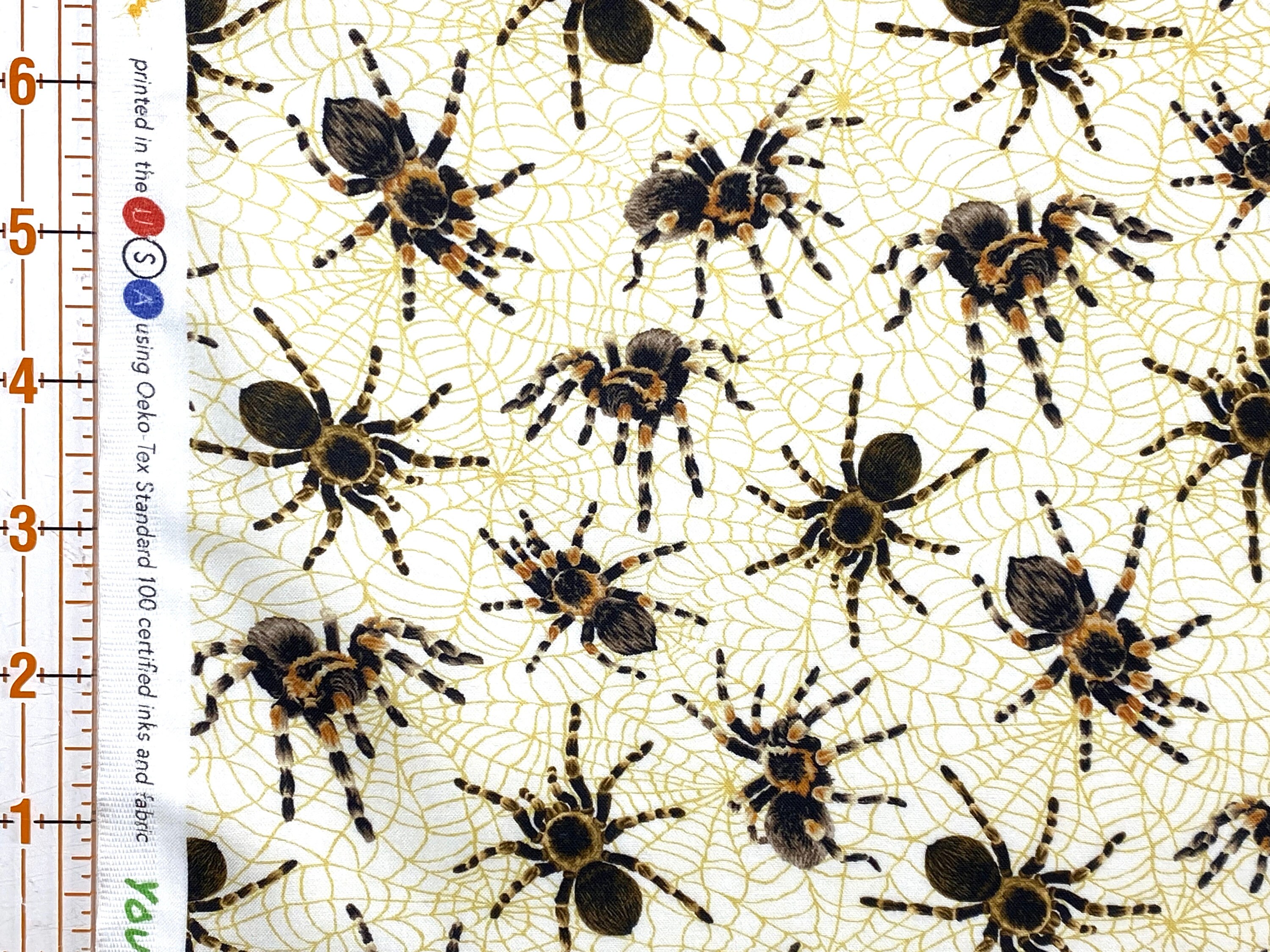 100% COTTON SPIDER Fabric Tarantula fabric Tightly Woven | Etsy