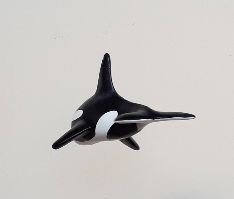 Killer Orca Whale Diving Straight Hanging Sculpture for Ceiling or ...