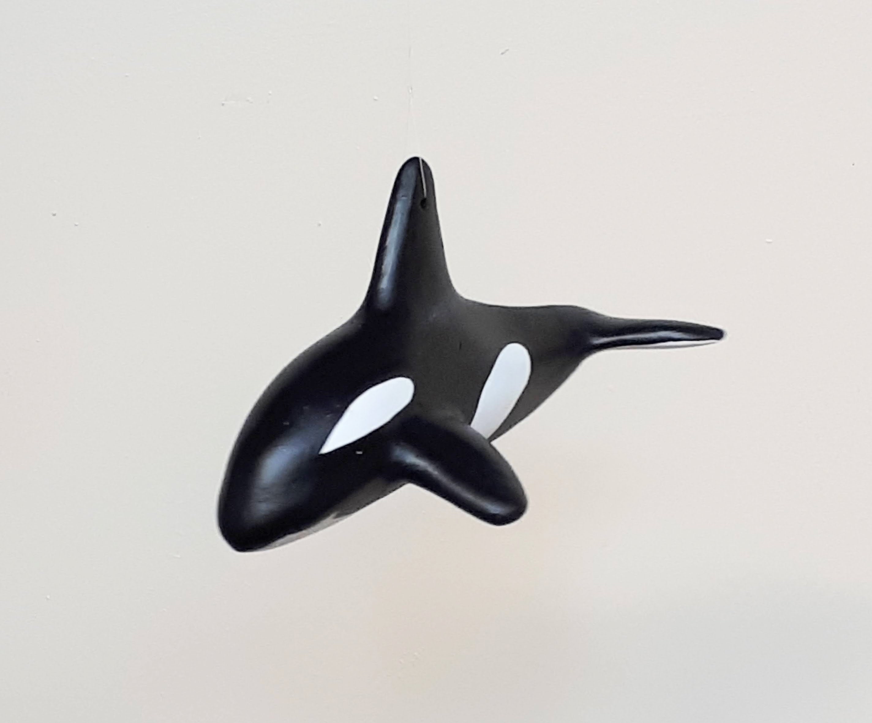 Killer Orca Whale Diving Straight Hanging Sculpture for Ceiling or ...