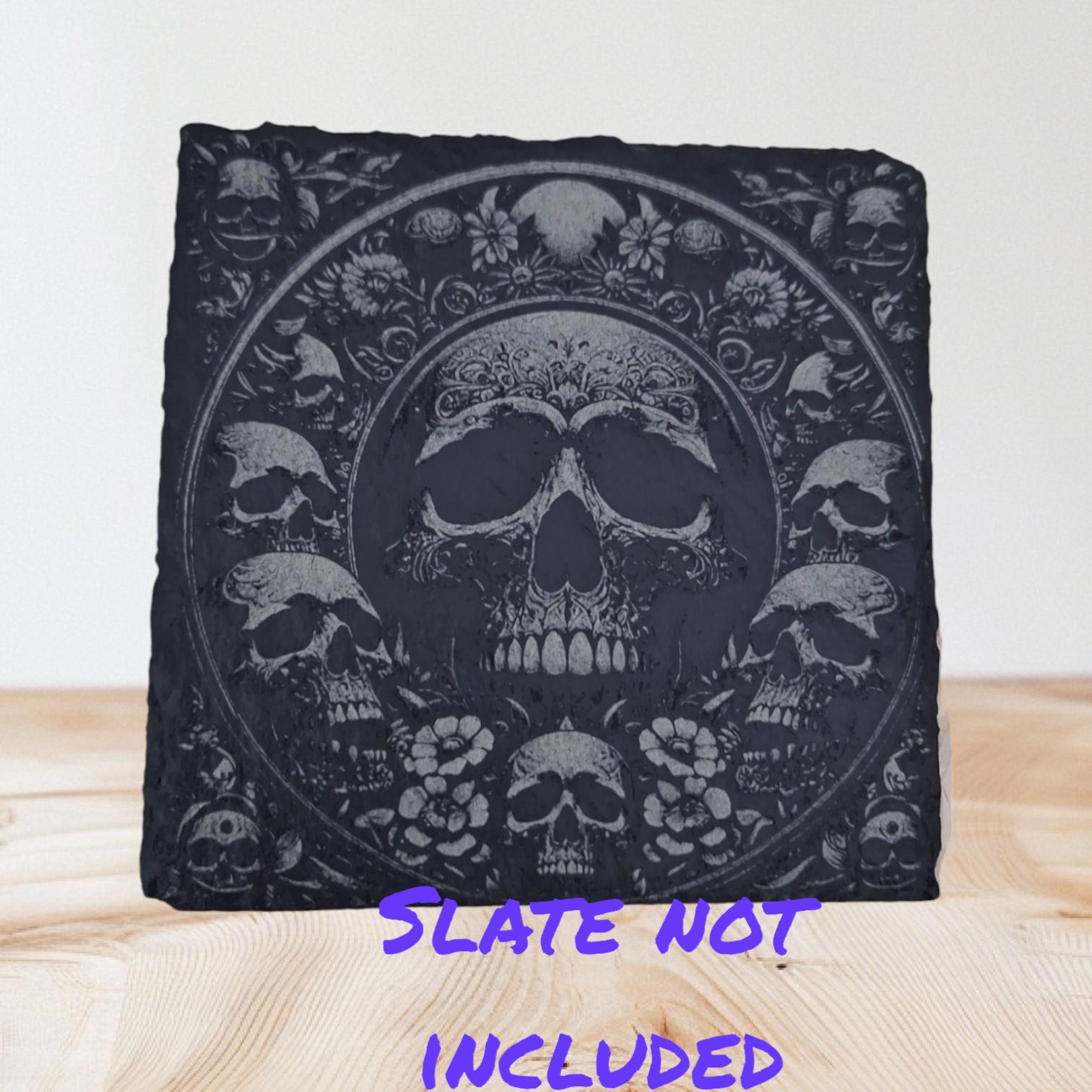 Skulls for Coaster Image Only Png File 300dpi - Etsy