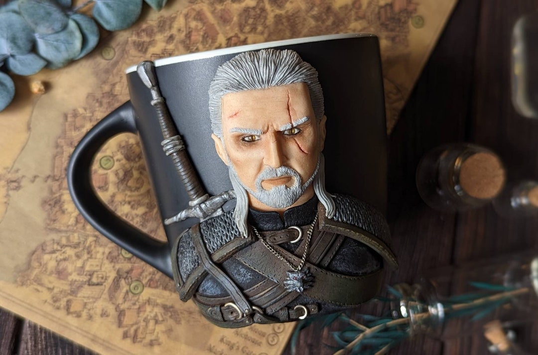 Organizer Mug | the Witcher Fan Art | Geralt of Rivia | Personalized ...