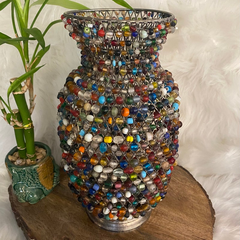Bead Vase - Etsy