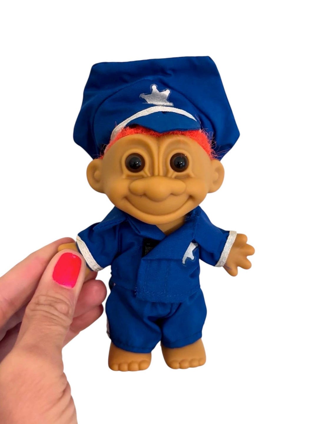 Vintage Policeman Troll, New Old Stock Russ Troll - Etsy