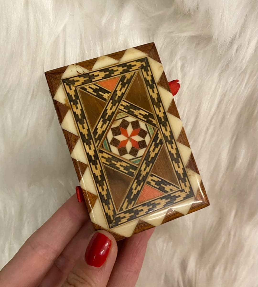 Vintage Inlayed Wood Match Safe Match Striker - Etsy