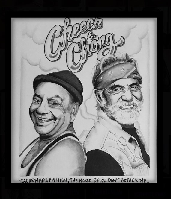 Cheech and Chong Original Artwork | Etsy