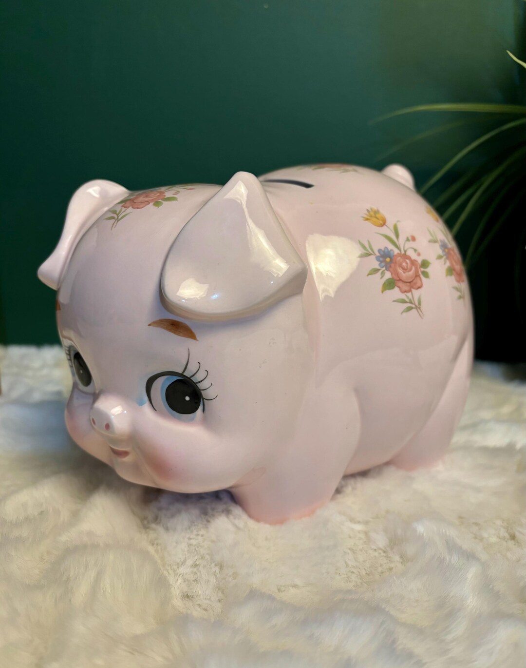 Vintage Lefton Piggy Bank - Etsy