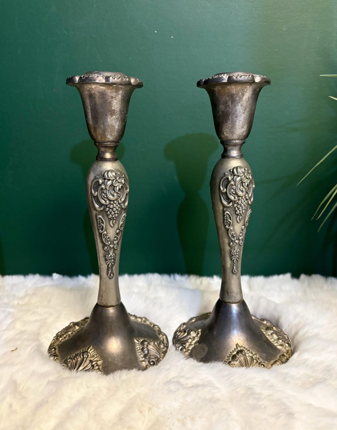 Vintage Godinger Candlestick Holders - Etsy