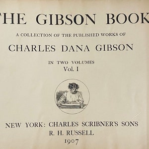 Antique the Gibson Book - Etsy