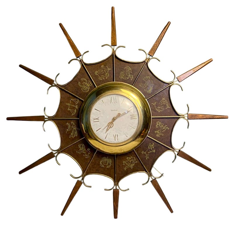 Starburst Clock - Etsy