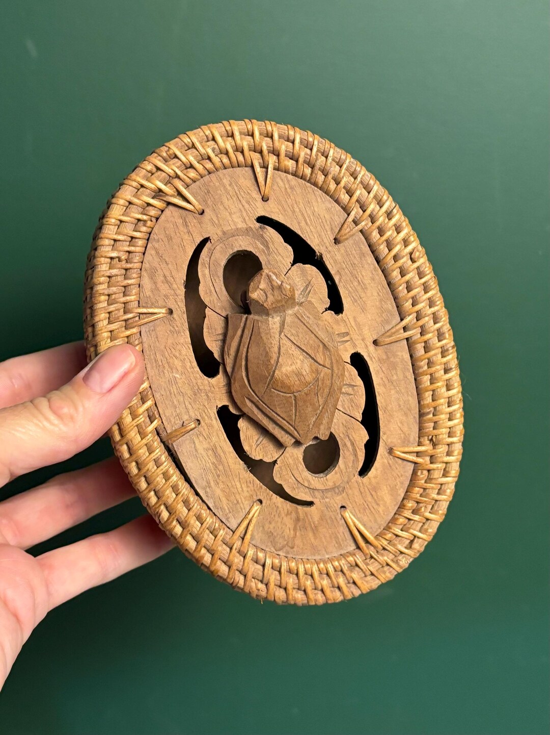 Handmade Wood Box From Thailand, Turtle Jewelry Box - Etsy