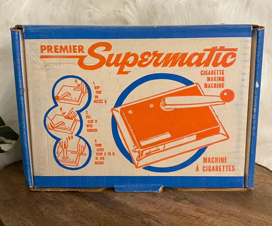 Vintage Tobacco Roller, Premier SUPERMATIC Tobacco Machine - Etsy
