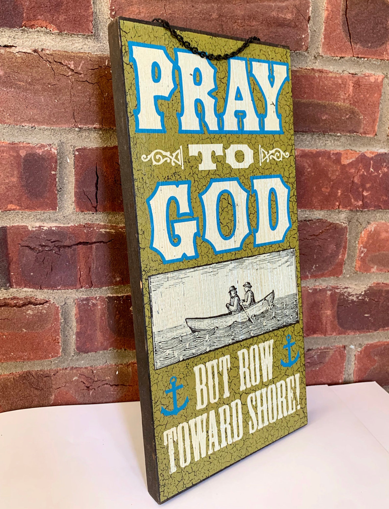 Vintage Nautical Sign | Etsy