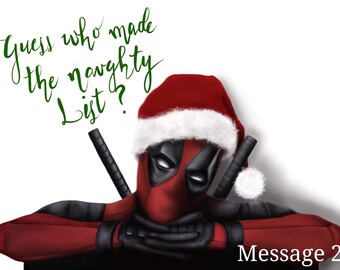 Deadpool christmas | Etsy