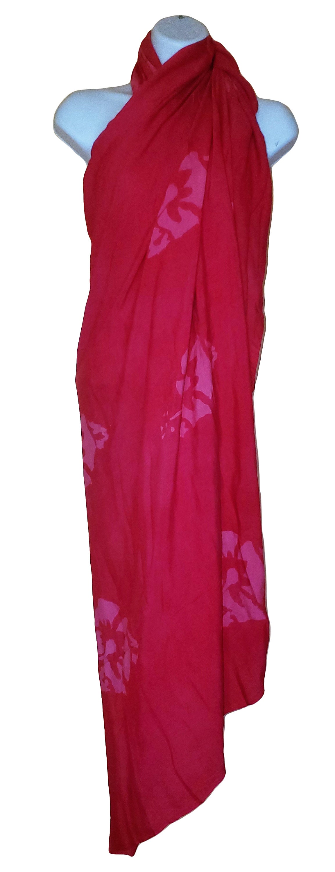 Plus Size Hawaiian Sarong Pareo Hibiscus Hawaiian Luau Cruise Wrap ...