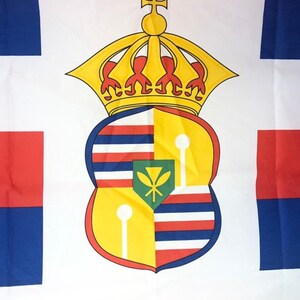 The Royal Standard of King Kalakaua Flag 3" X 5" - Etsy