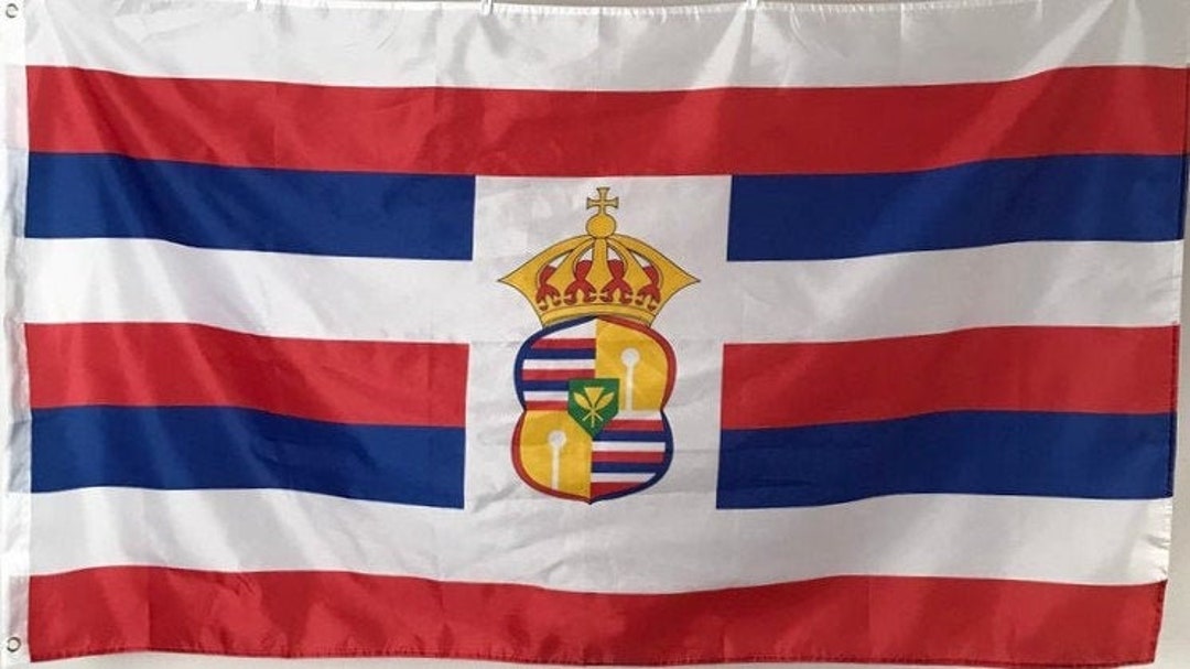 The Royal Standard of King Kalakaua Flag 3" X 5" - Etsy
