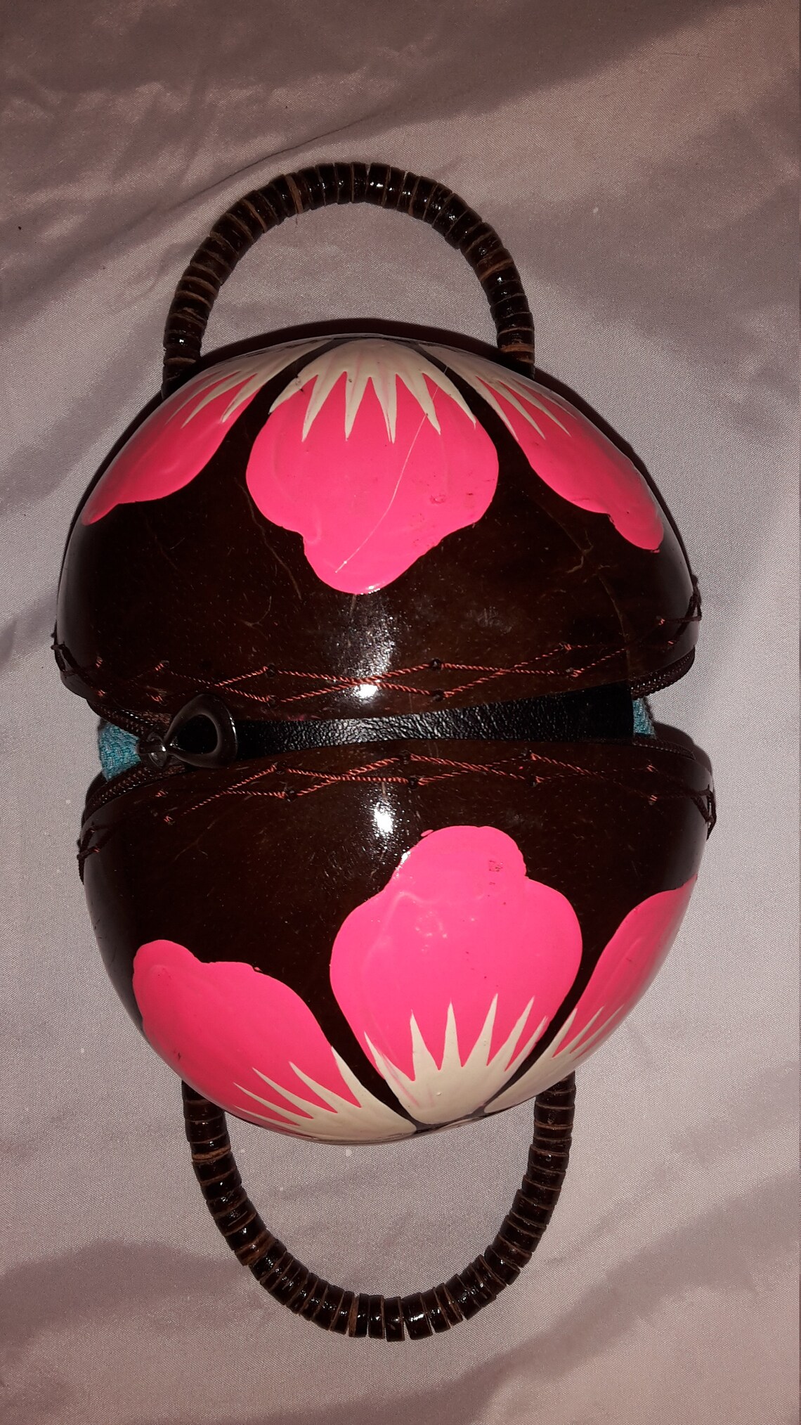 Handmade Coconut Shell Purse Hawaii Aloha Unique Style One | Etsy