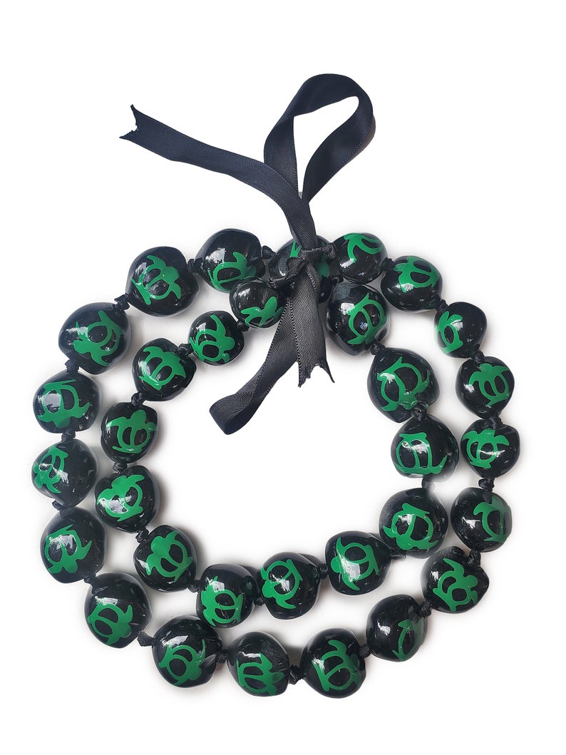 Hawaii Wedding Graduation Luau Hula Kukui Nut Lei Necklace - Etsy