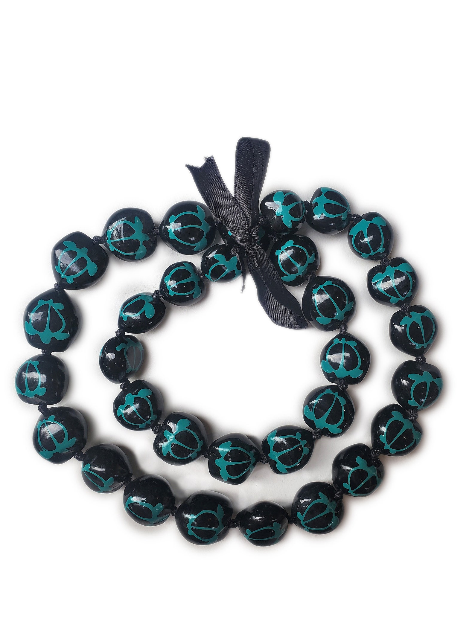 Hawaii Wedding Graduation Luau Hula Kukui Nut Lei Necklace - Etsy