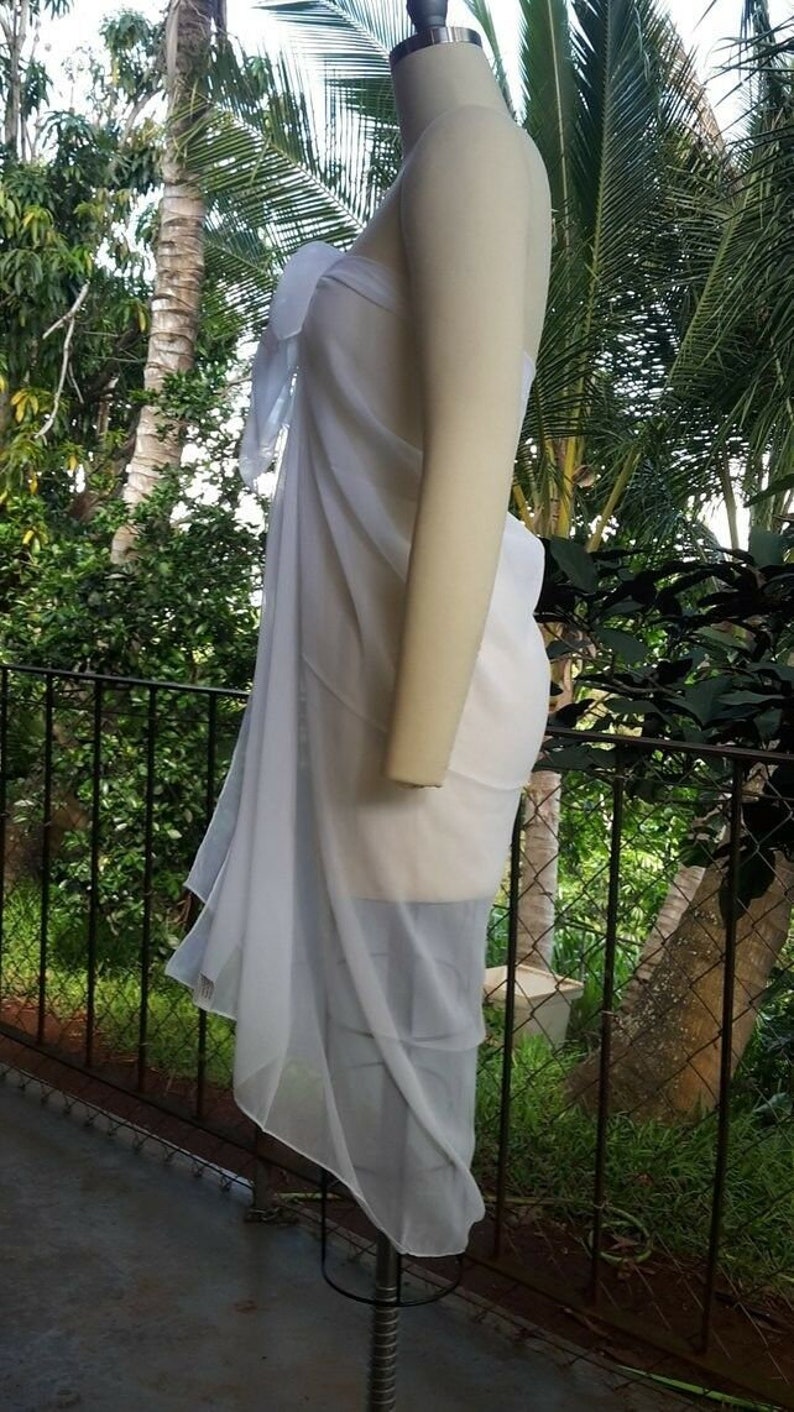 10 Pcs WHOLESALE WHITE SARONG Beach Cover up Soft Poly Wrap Pareo ...