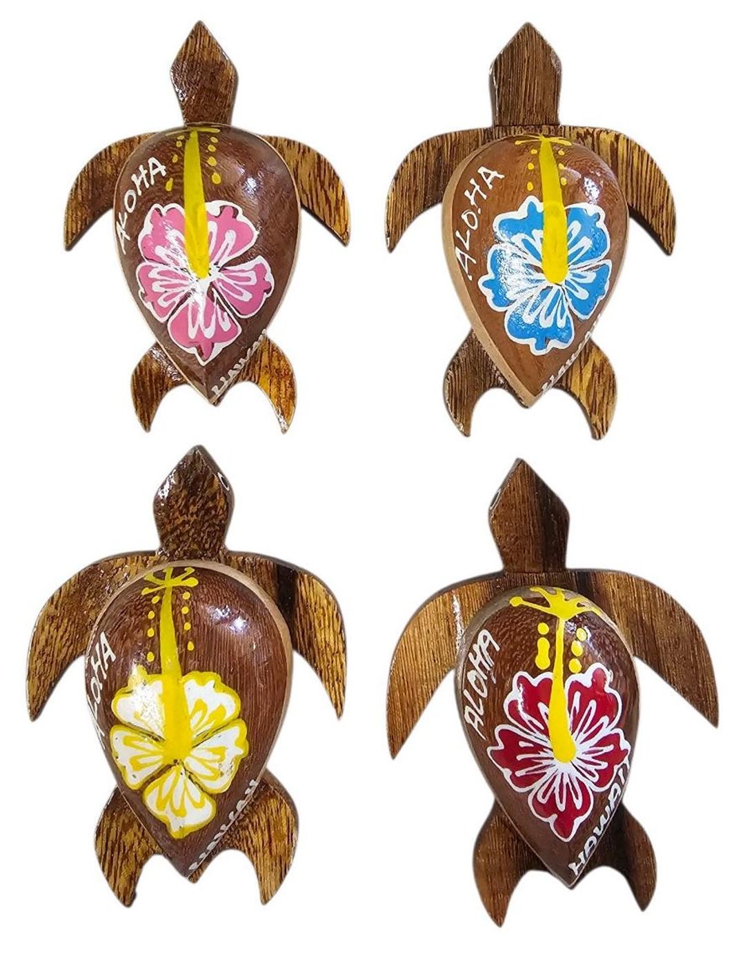 Hawaii Aloha Design Wooden Turtle Refrigerator Kitchen Magnet - Etsy