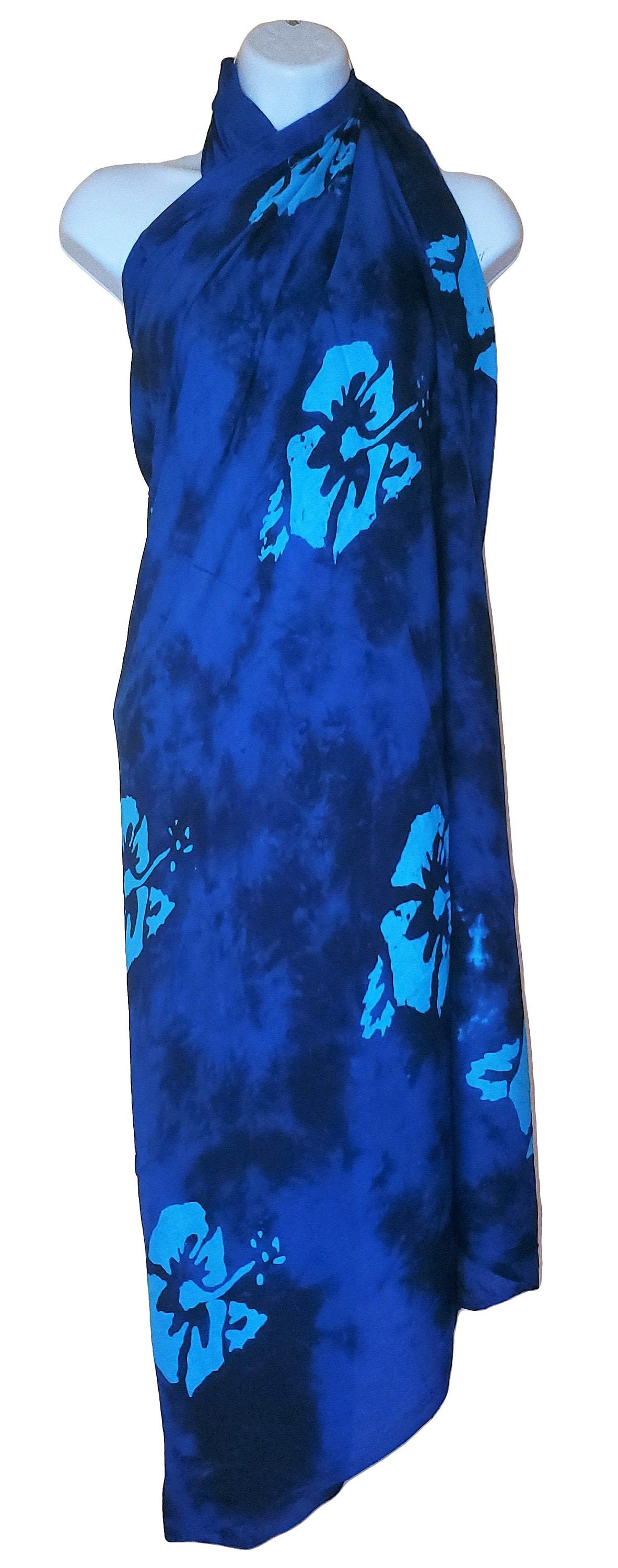 Plus Size Hawaiian Sarong Pareo Hibiscus Hawaiian Luau Cruise Wrap ...