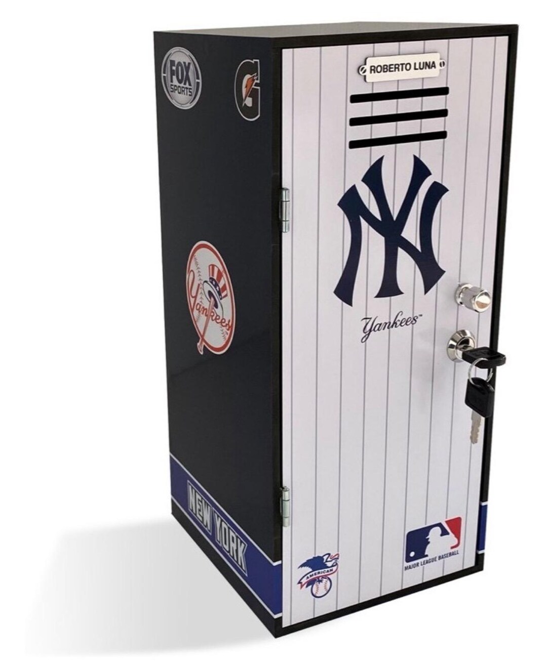 New York Yankees Mini Locker With Personalized Name Tag. Office, Game ...