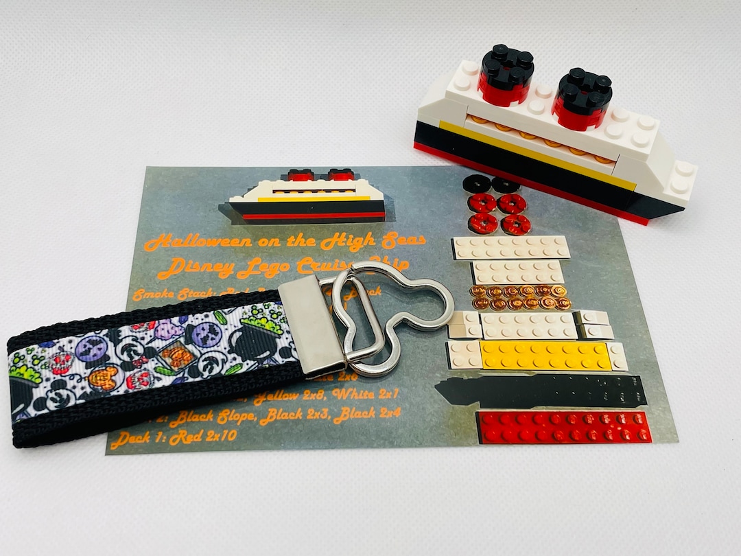 Halloween Mickey Key Fob and Cruise Ship Combo - Disney Cruise Fish ...