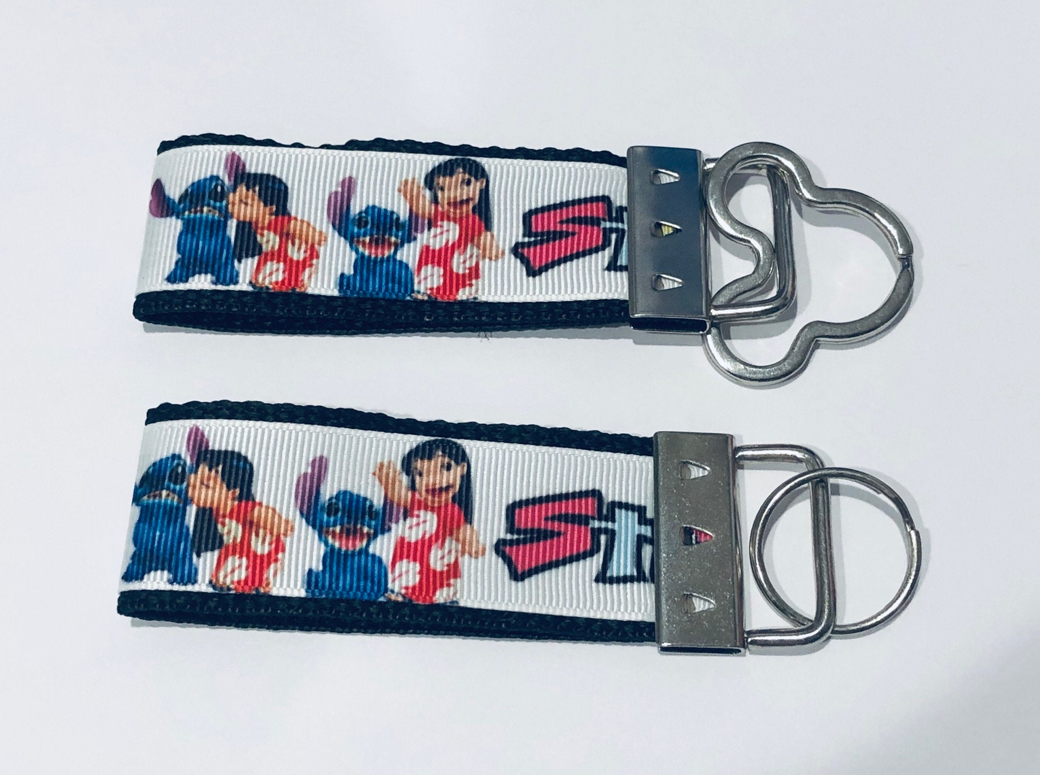 Stitch Themed Key Ring / Key Chain Fob or Backpack Pull | Etsy