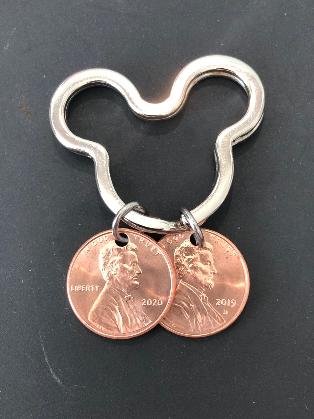Multiple Penny Lucky Cheer Penny Key Ring/backpack Pull - Gift Idea for ...