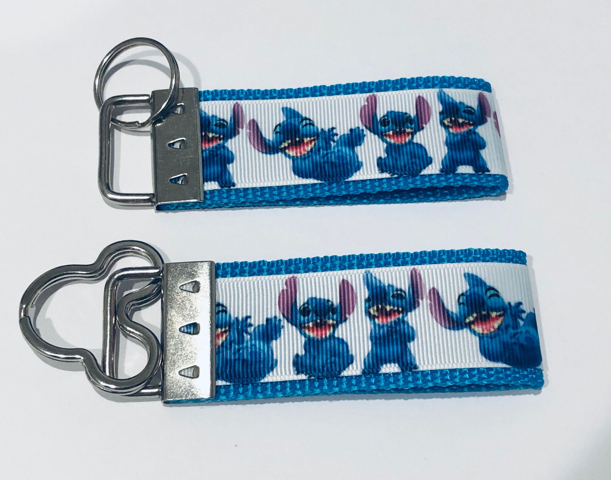 Stitch Themed Key Ring / Key Chain Fob or Backpack Pull | Etsy