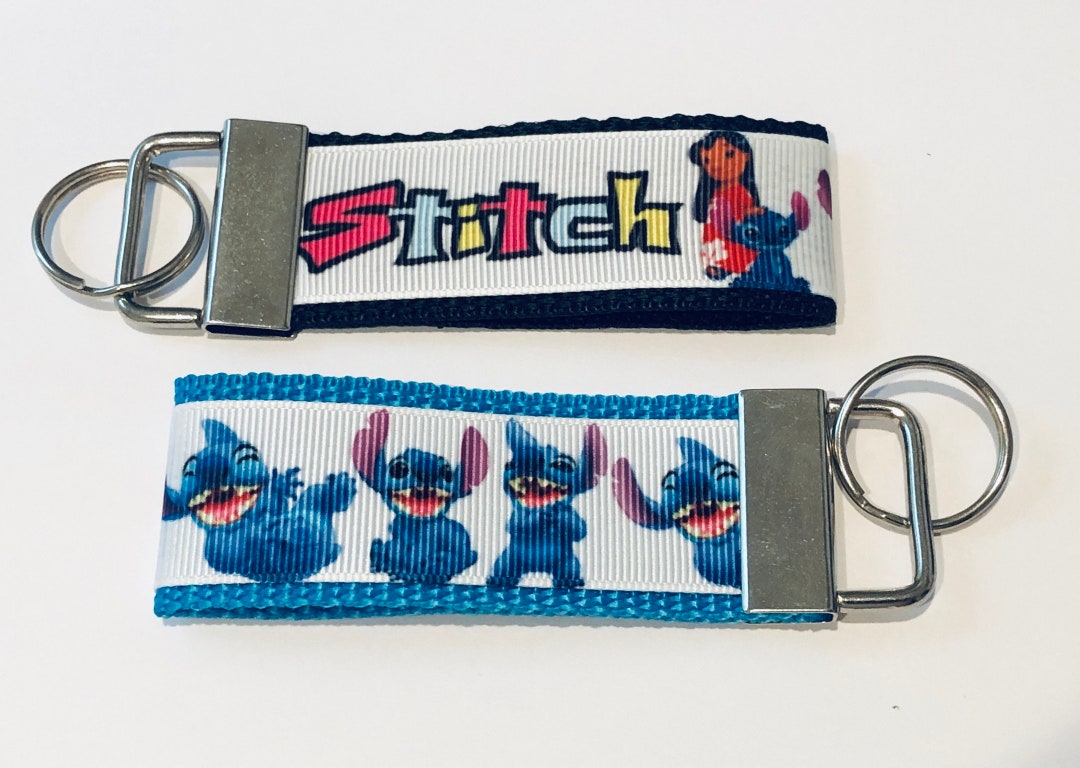 Stitch Themed Key Ring / Key Chain Fob or Backpack Pull Disney Cruise ...