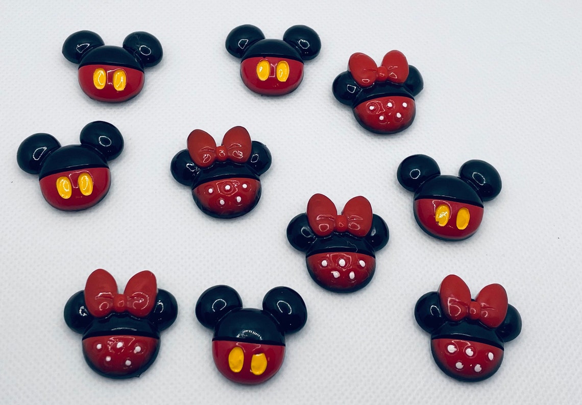 5 Mickey or Minnie Mouse Themed Magnets Great for Disney - Etsy
