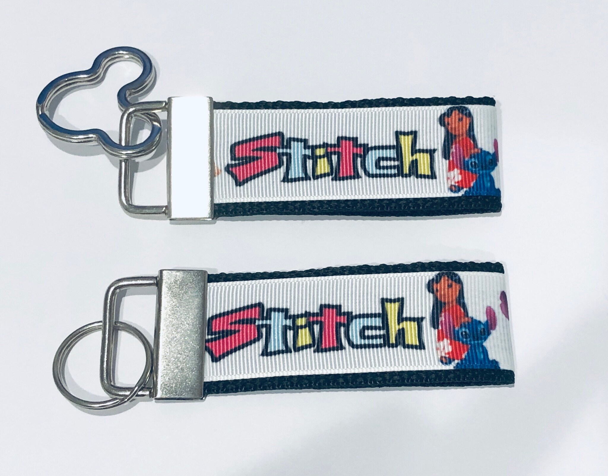 Stitch Themed Key Ring / Key Chain Fob or Backpack Pull | Etsy