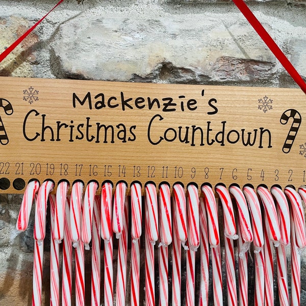 Christmas Countdown Calendar - Etsy