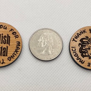 Haunted Mansion Themed Cast Member Appreciation Tokens - Premium Cherry ...