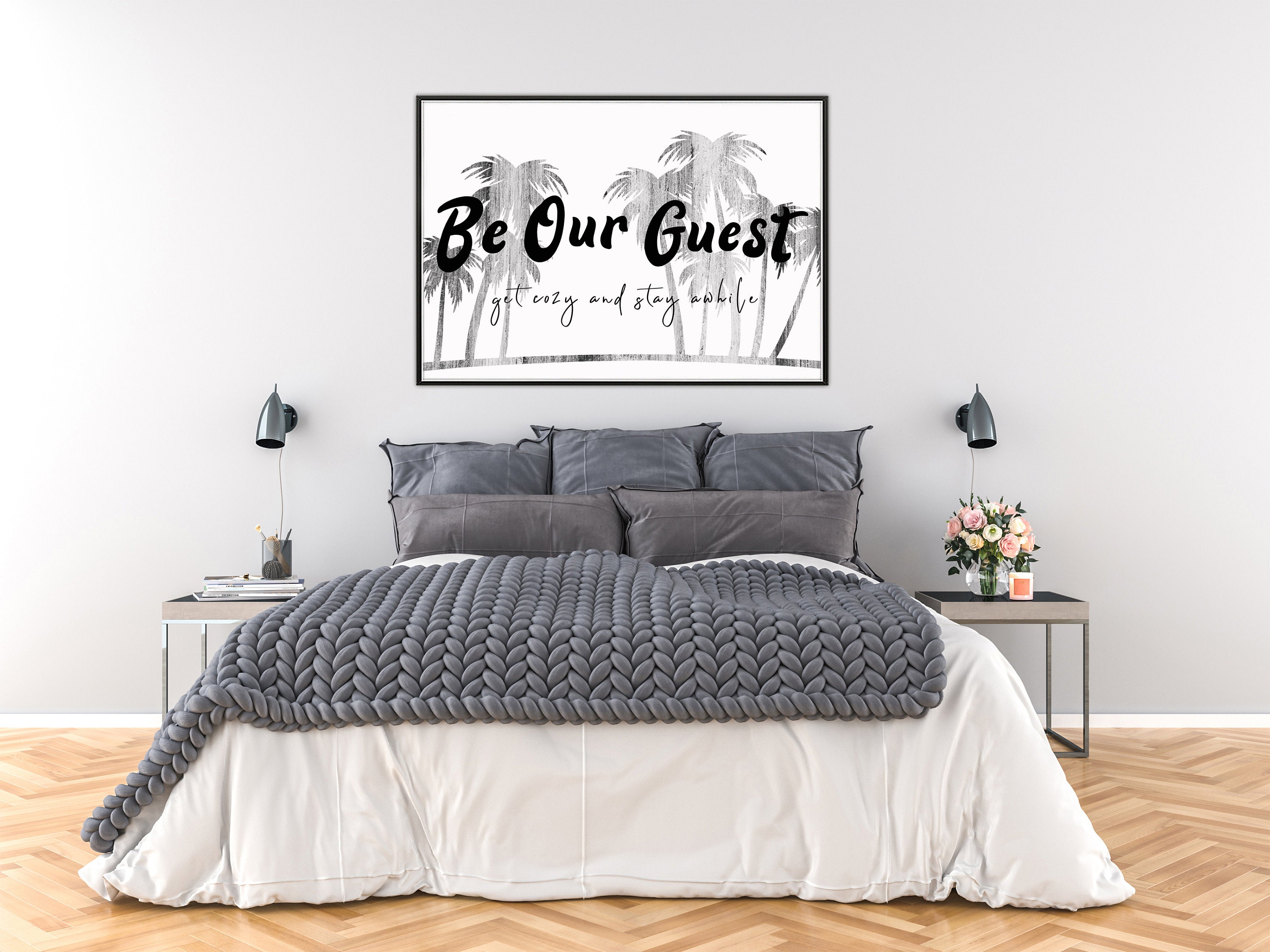Be Our Guest Sign Beach House Guest Sign Guest Room Decor - Etsy