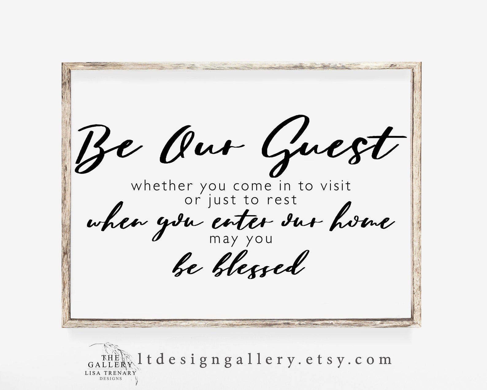 Be Our Guest, Guest Room Decor, Guest Room Wall Art Quote Print ...