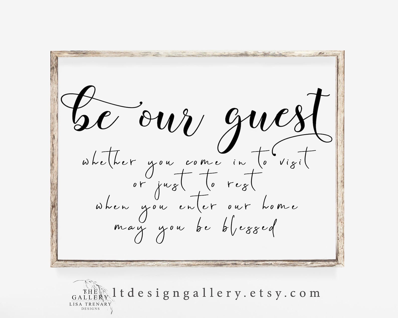 Be Our Guest, Guest Room Decor, Guest Room Wall Art Quote Print ...