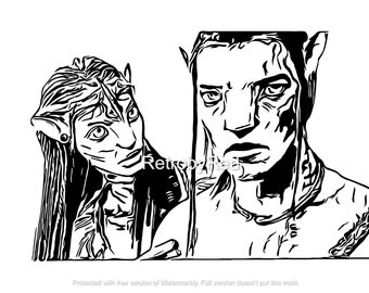 Avatar Pandora Svg - Etsy