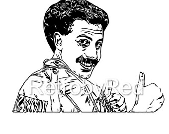Borat Svg | Etsy